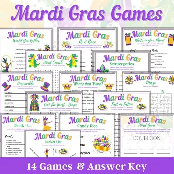 7 Free Mardi Gras Coloring Pages (Learn About The Carnival)