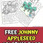 Free Johnny Appleseed Coloring Page for Kids