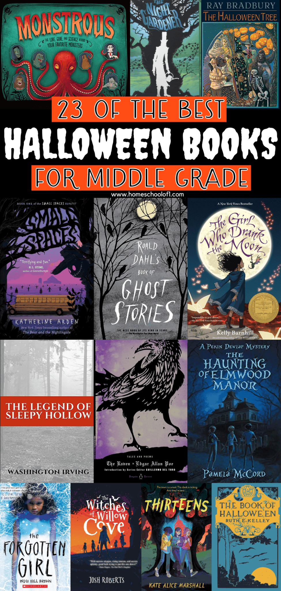 23 Halloween Books for Middle Schoolers That Aren't Too Scary