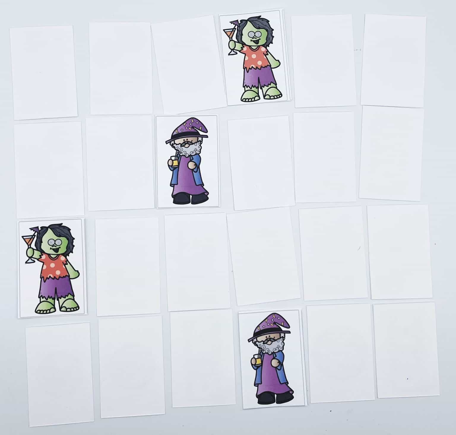 Free Halloween Memory Game Printable - Homeschool of 1