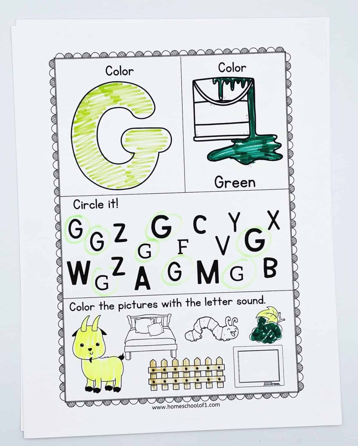 Free St Patrick's Day Alphabet Worksheets