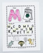 Free St Patrick's Day Alphabet Worksheets