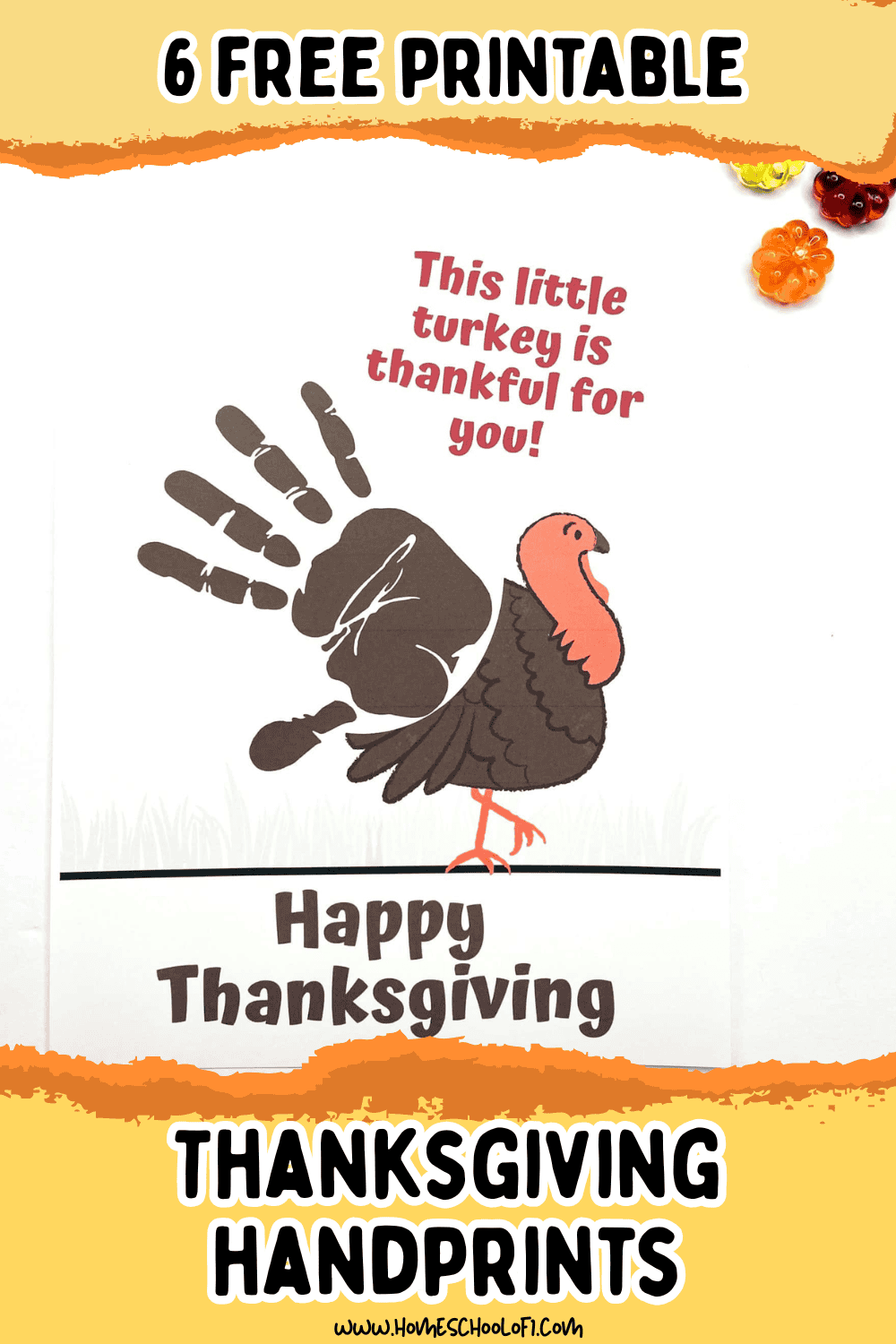 6 Free Thanksgiving Handprint Templates