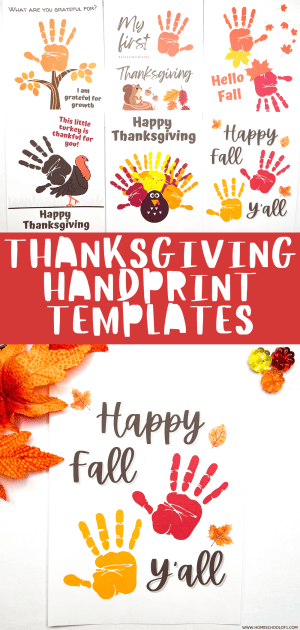 6 Free Thanksgiving Handprint Templates