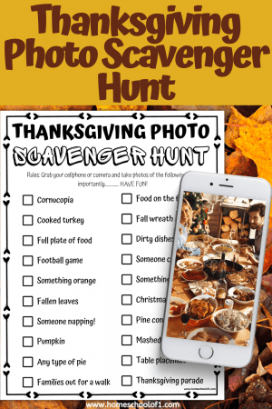 Thanksgiving Photo Scavenger Hunt the Entire Family Will Love