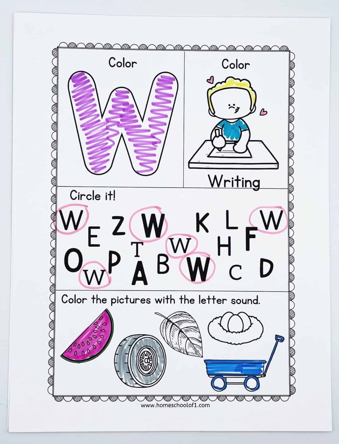27 Free Valentine's Day Alphabet Coloring Worksheets