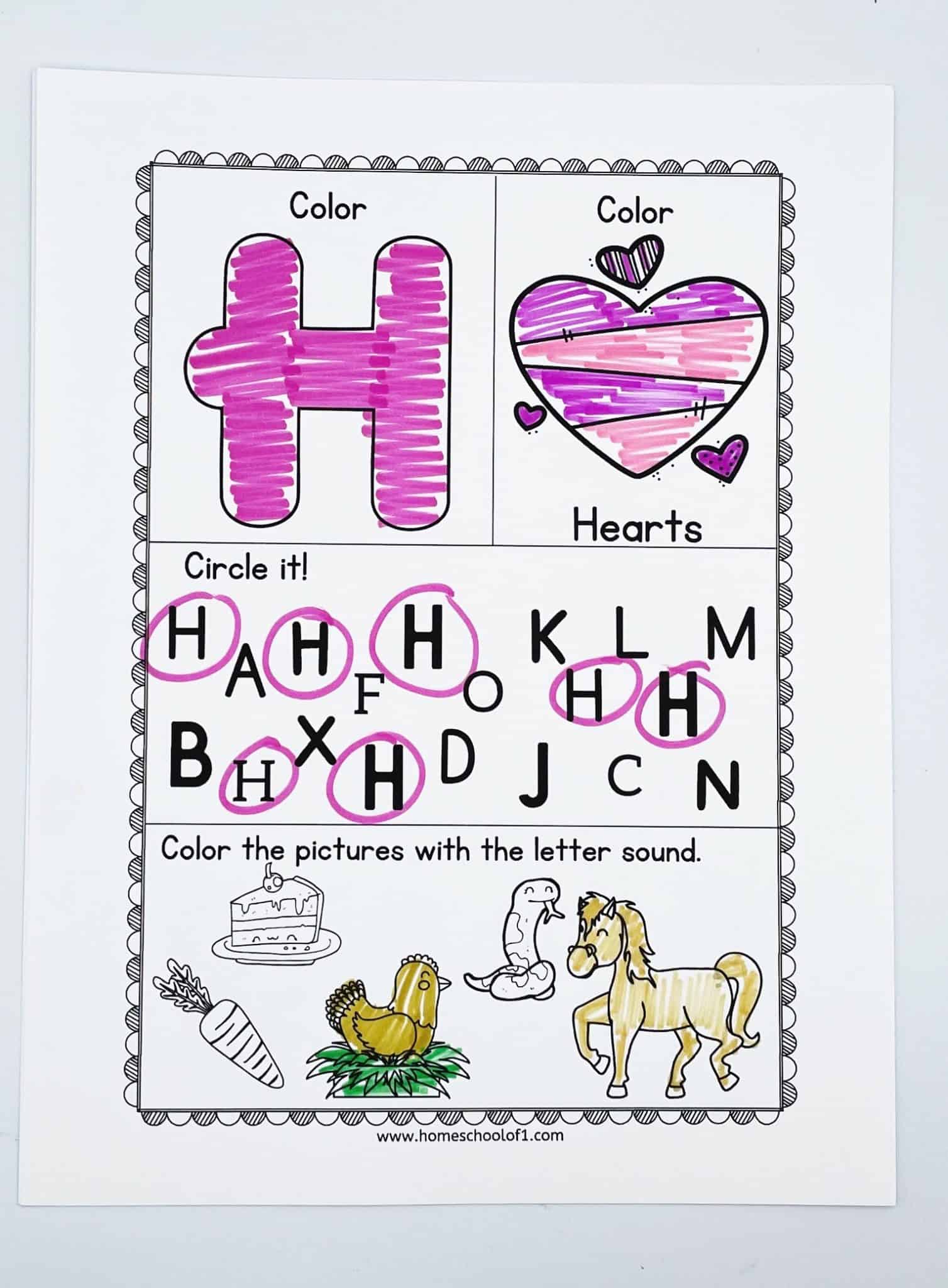 27 Free Valentine's Day Alphabet Coloring Worksheets