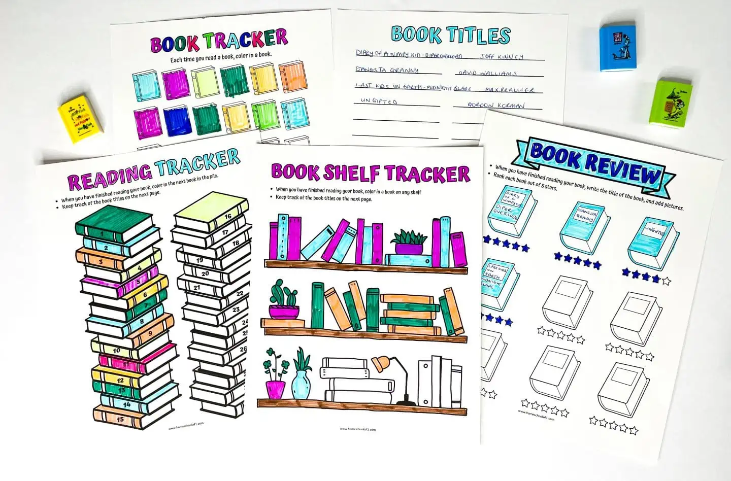 Free Reading Log Printable (5 Templates for Kids)