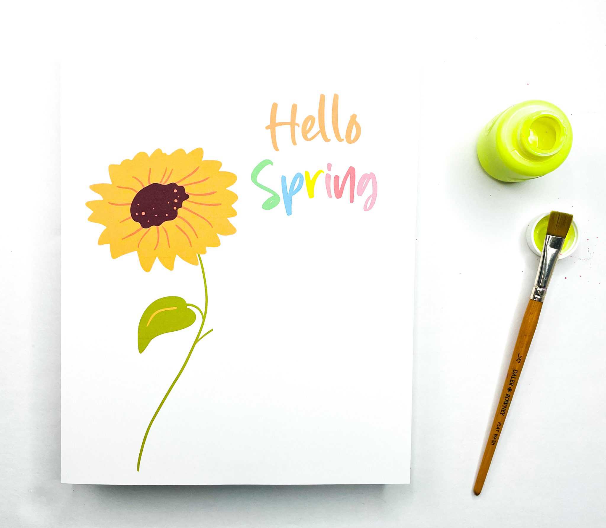 Spring Handprint Art | Free Printable Keepsakes for Kids