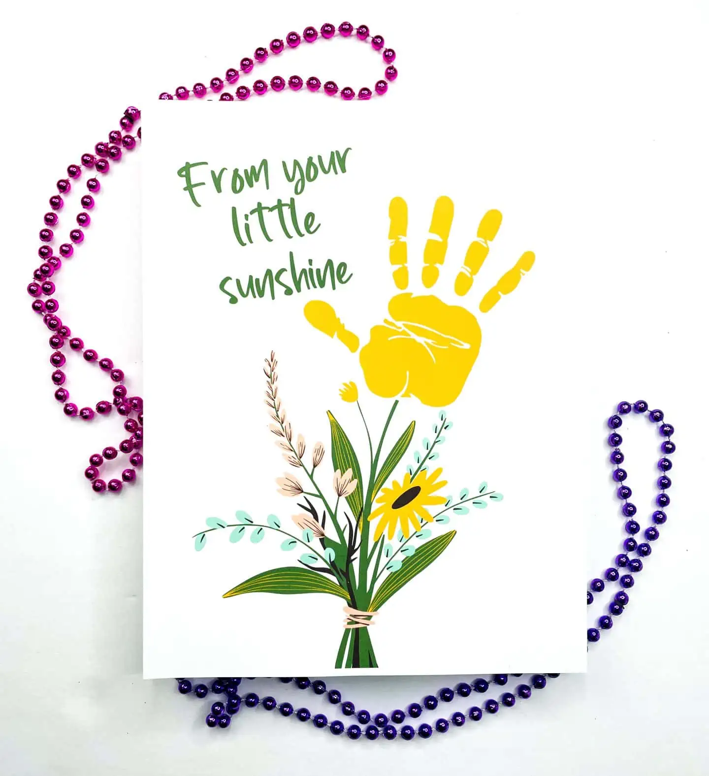 Spring Handprint Art | Free Printable Keepsakes for Kids