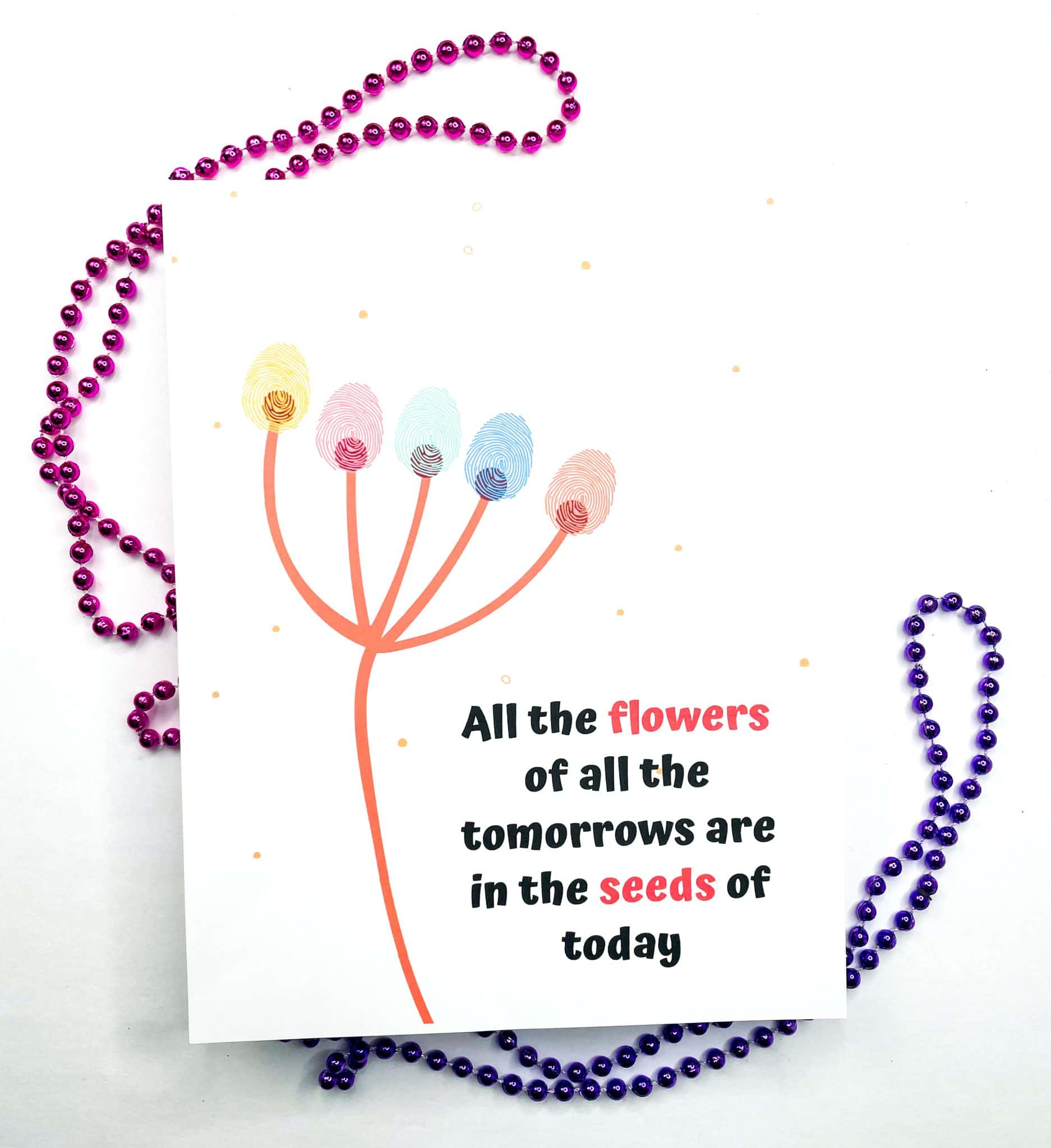 Spring Handprint Art | Free Printable Keepsakes for Kids