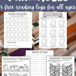 Free Reading Log Printable (5 Templates for Kids)