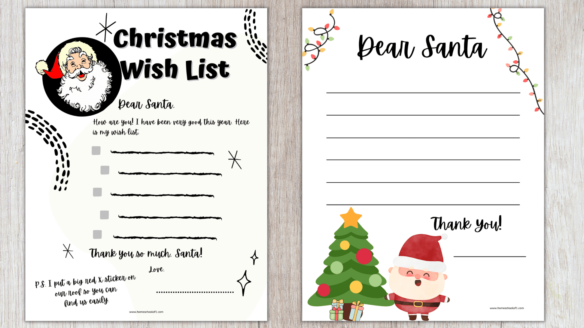 6 Free Letters To Santa Wish Lists (& Where To Send Them)