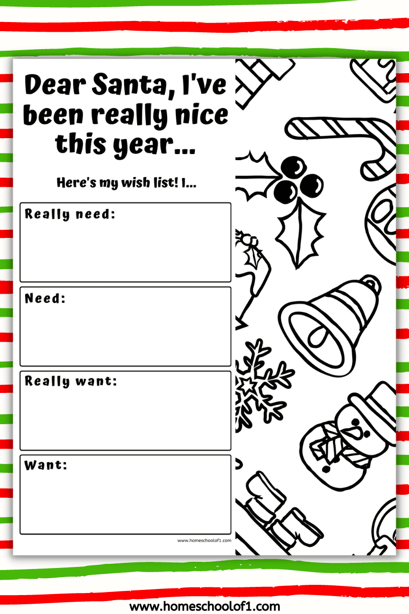6 Free Letters To Santa Wish Lists (& Where To Send Them)