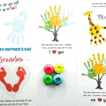 Mother's Day Handprint Art (5 Free Printables)