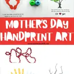 Mother's Day Handprint Art (5 Free Printables)