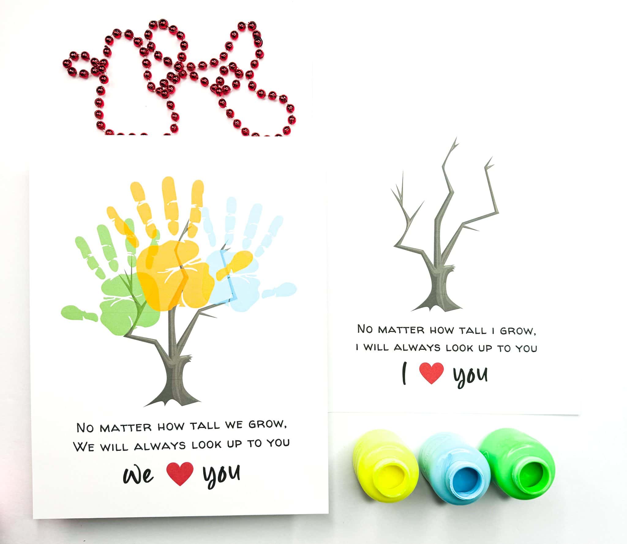 Mother's Day Handprint Art (5 Free Printables)