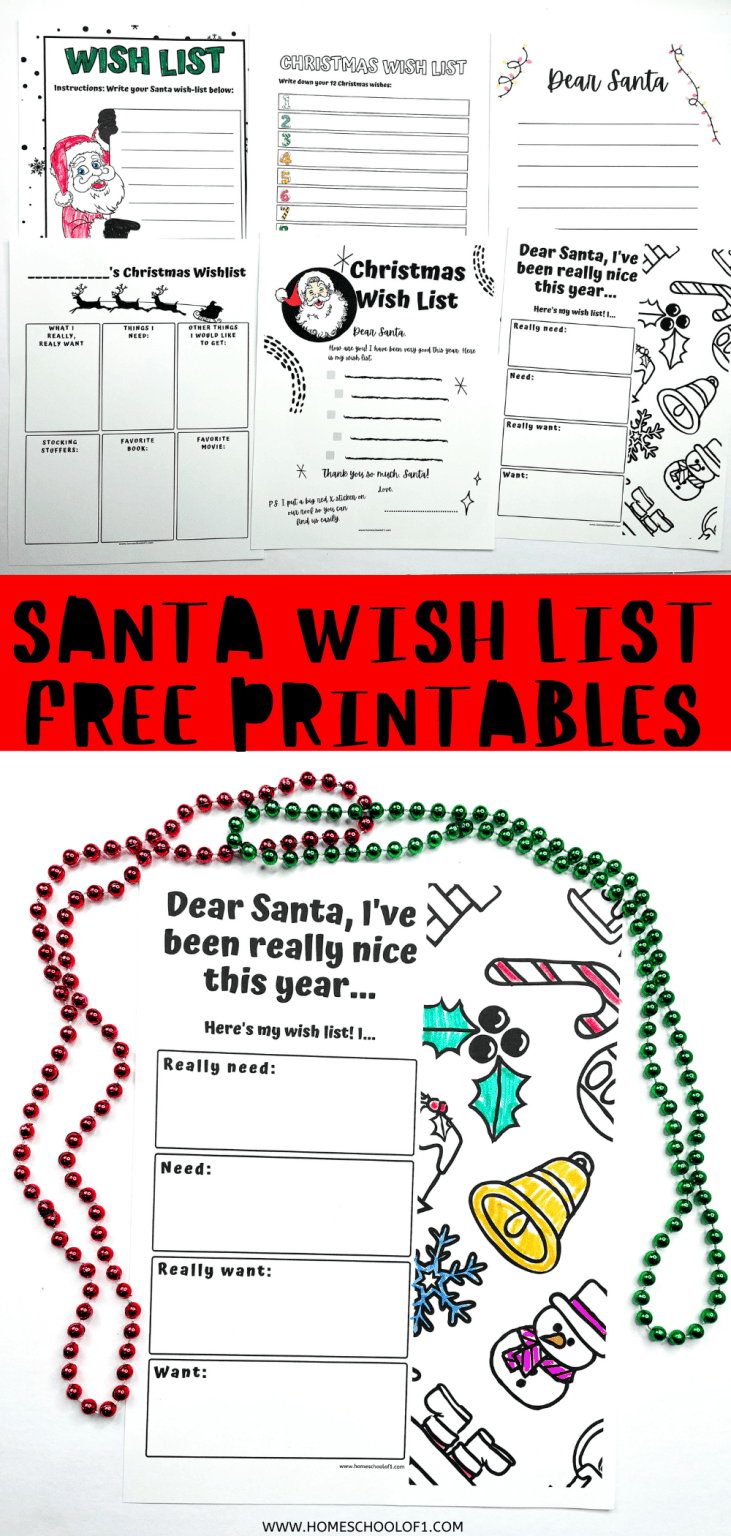 6 Free Letters To Santa Wish Lists (& Where To Send Them)