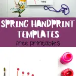 Spring Handprint Art | Free Printable Keepsakes for Kids