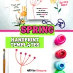 Spring Handprint Art | Free Printable Keepsakes for Kids