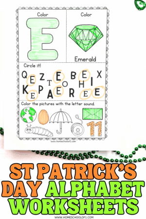 Free St Patrick's Day Alphabet Worksheets