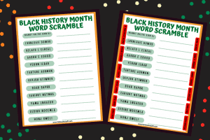 21 Free Black History Month Printables for Kids