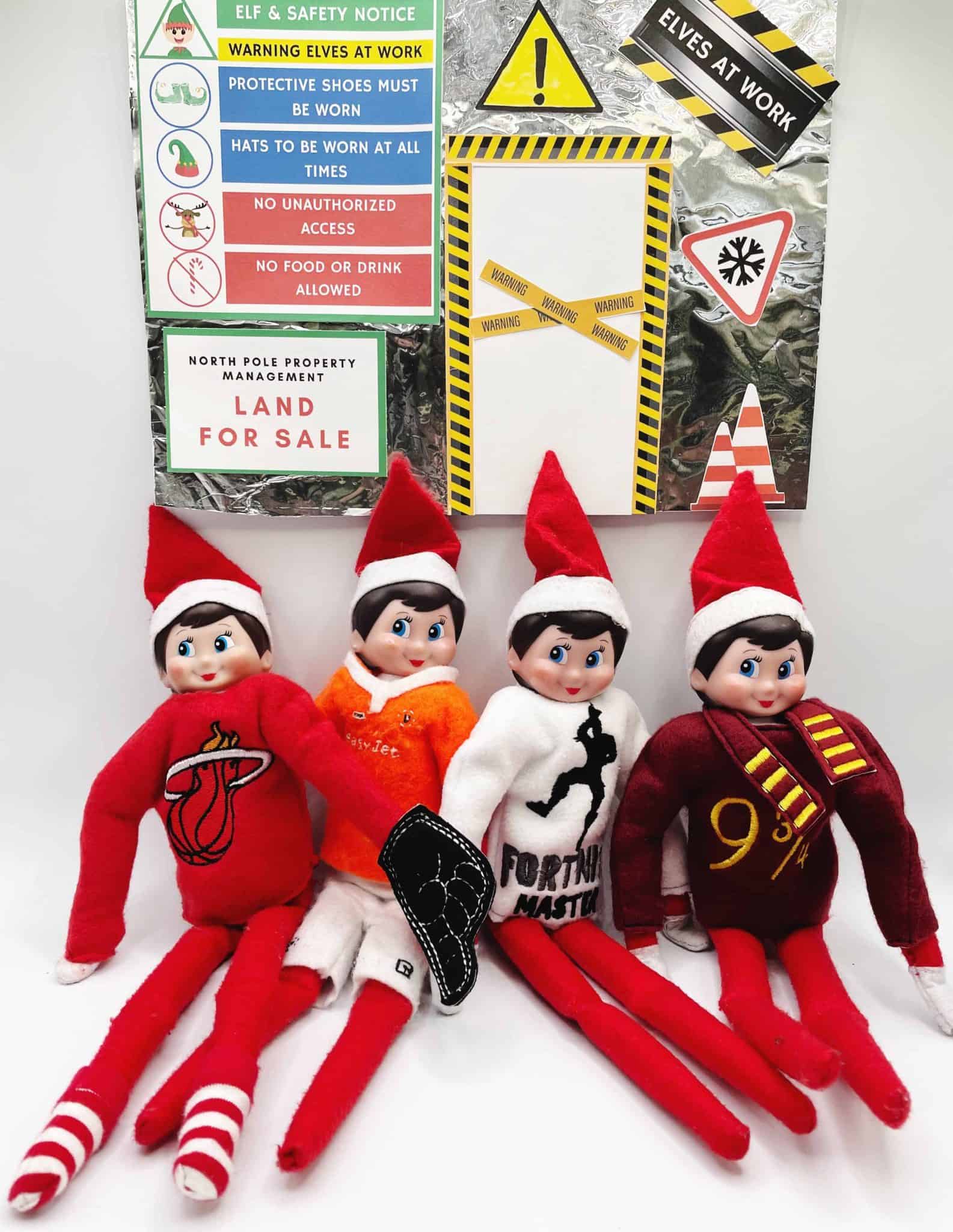 Free Elf Door Under Construction Printable