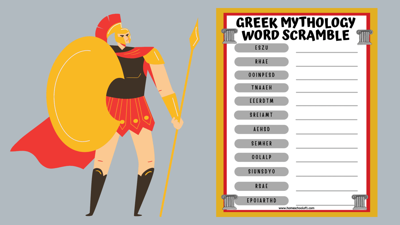 Greek Mythology Word Scramble easy Hard Version greek-mythology-word-scramble-easy-hard-version