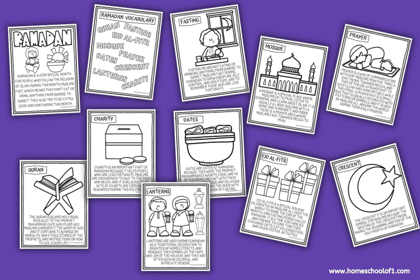 11 Free Ramadan Coloring Pages For Kids - Homeschool of 1