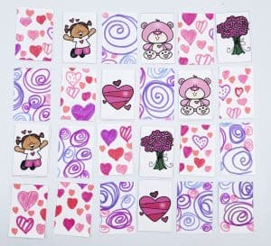 Free Valentine's Day Memory Game Printable