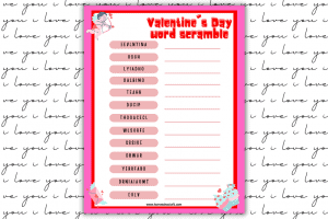 21 Free Word Scramble Printables (with answers)