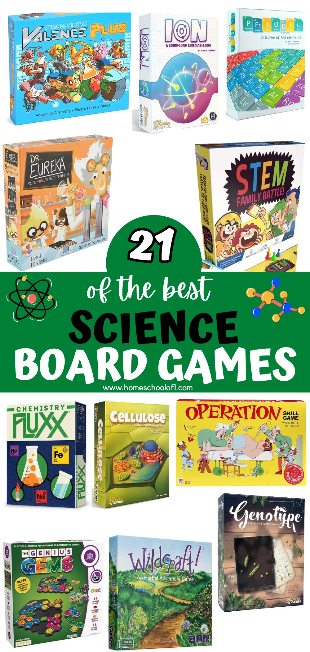 Best Science Board Games for Kids | STEM, Chemistry & Biology