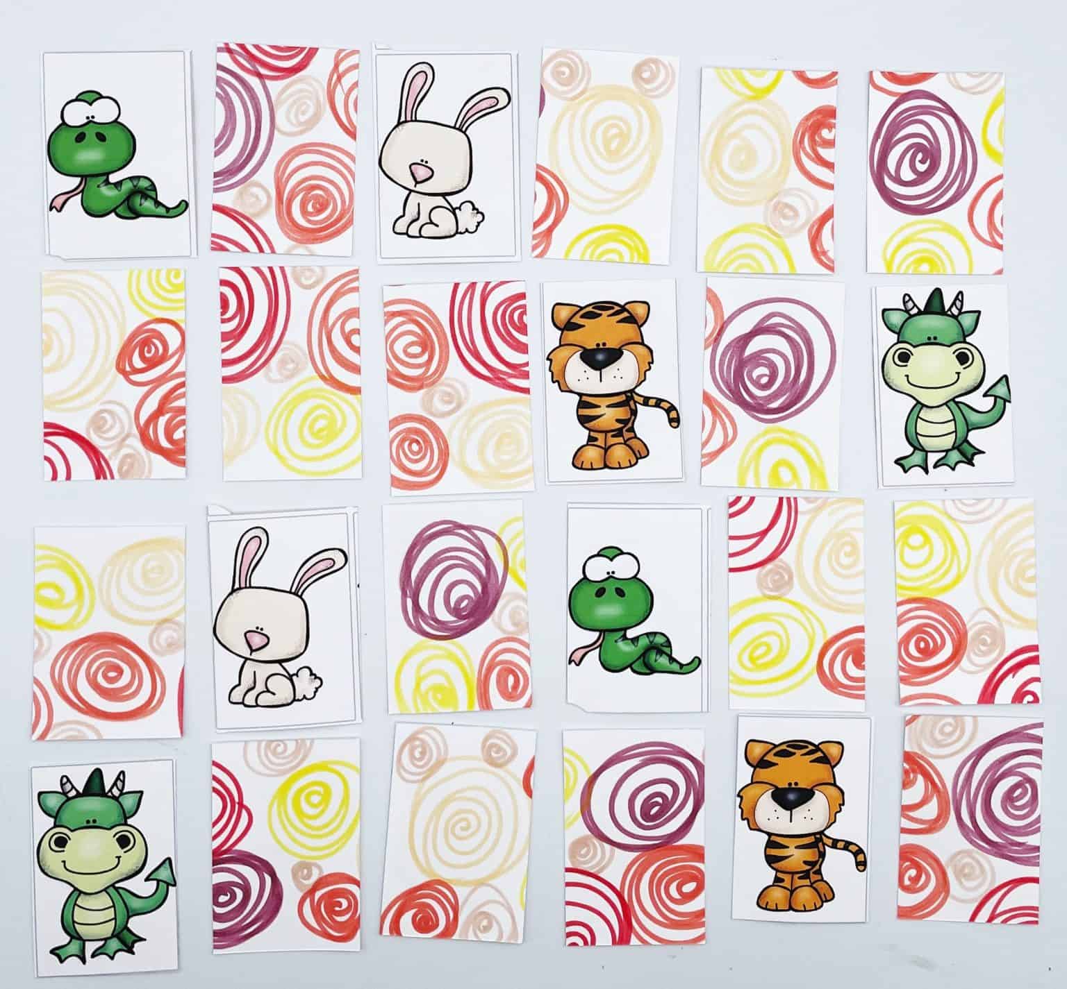 Chinese New Year Memory Game Printable (free)