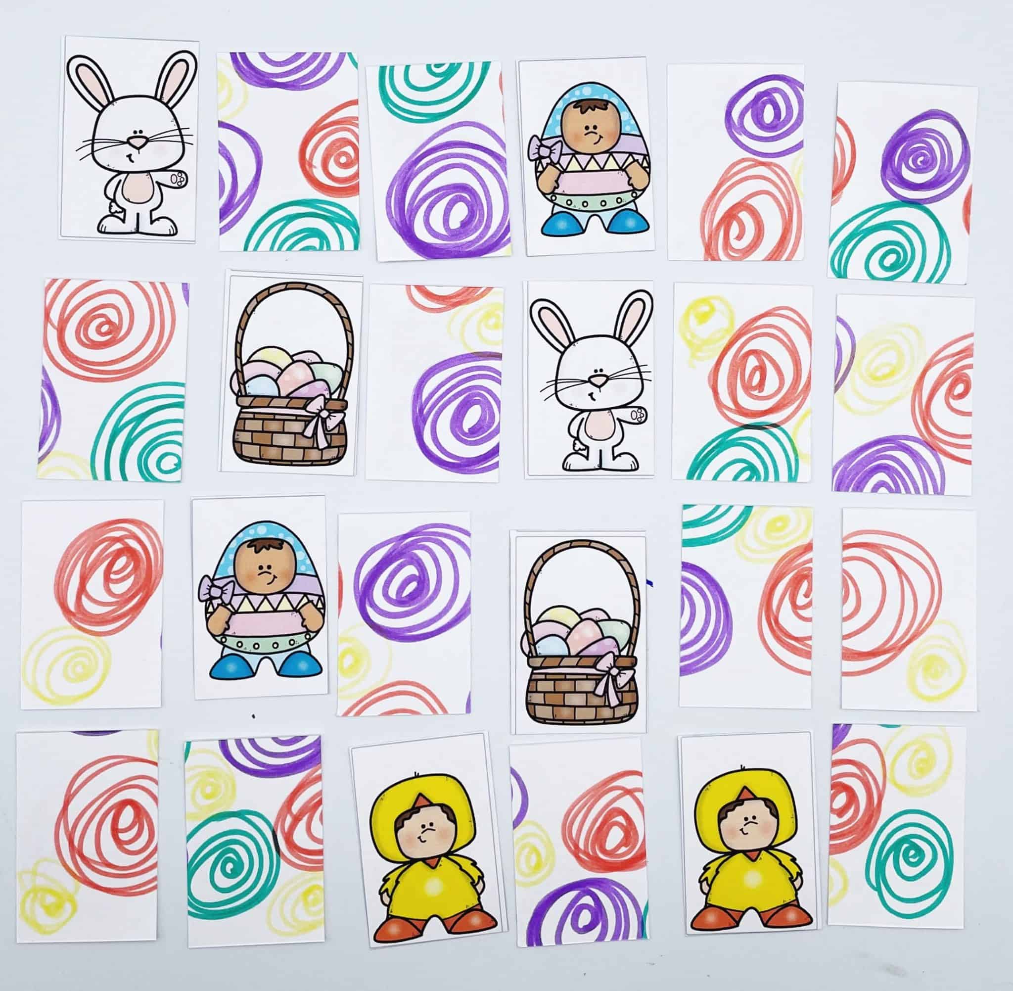 Free Easter Memory Game Printable for Kids