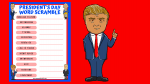 President's Day Word Scramble (easy & hard versions)