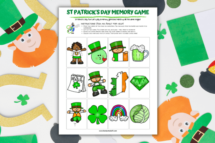 21+ Free Printable Memory Games - Homeschool of 1