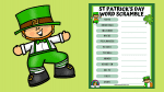 St Patrick's Day Word Scramble (easy & hard versions)