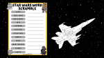 Star Wars Word Scramble (easy & hard versions)