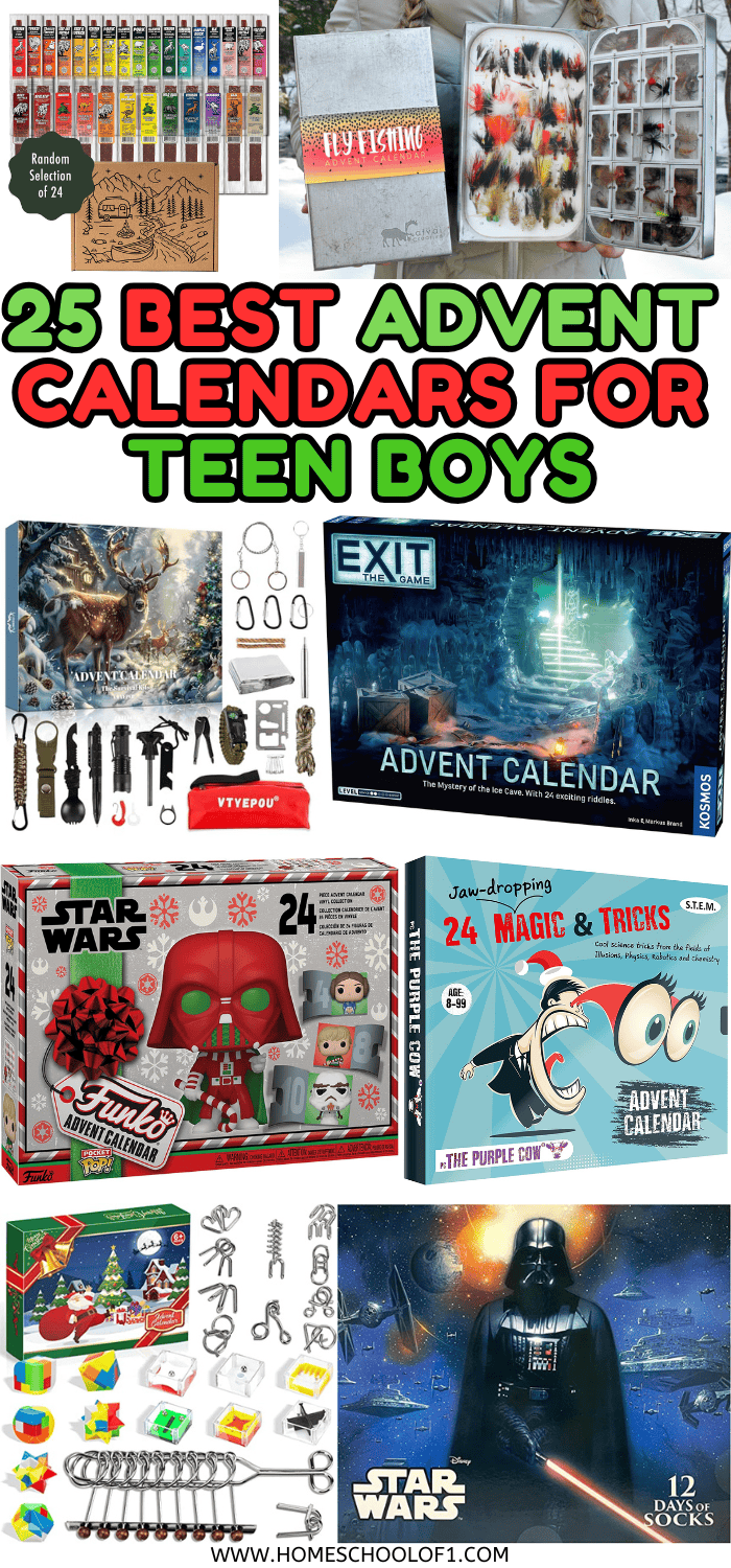 Advent Calendars for Teen Boys – 25 Cool & Creative Picks