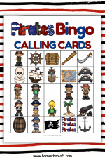 Pirate Bingo Game for Kids (free printable) - Homeschool of 1