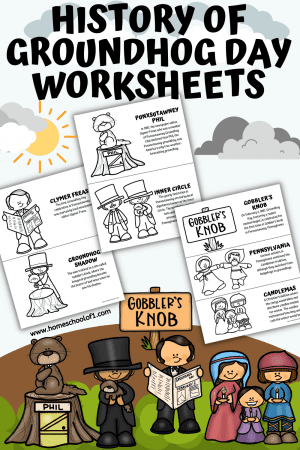 Groundhog Day History Printables (free worksheet)