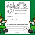 If I Were A Leprechaun Writing Prompt (Free Printable)