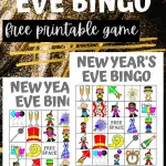 New Year's Eve Bingo Printable (Free Game)