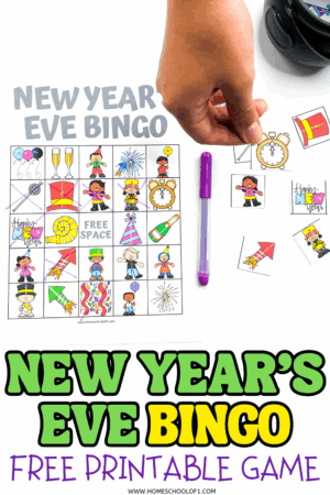 New Year's Eve Bingo Printable (Free Game)