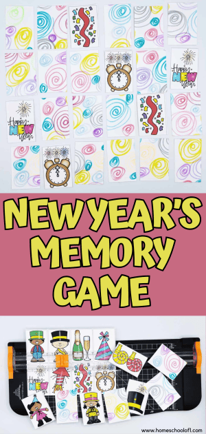 New Year's Eve Memory Game Printable (Free)