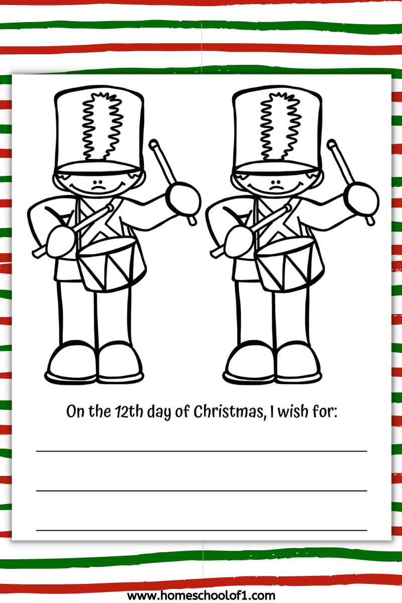 12 Days of Christmas Wishes - A Fun Writing Activity (free)