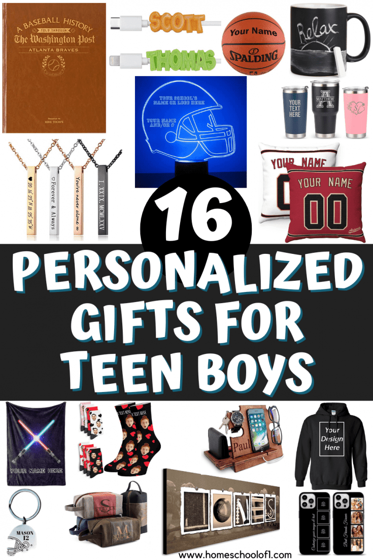 16 Personalized Gifts for Teen Boys they will love