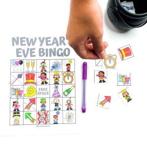 New Year's Eve Bingo Printable (Free Game)
