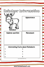Life Cycle of a Reindeer Worksheets (8 free printables)