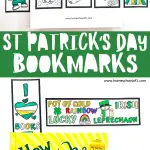 St Patrick's Day Bookmarks to Color (Free Printables)